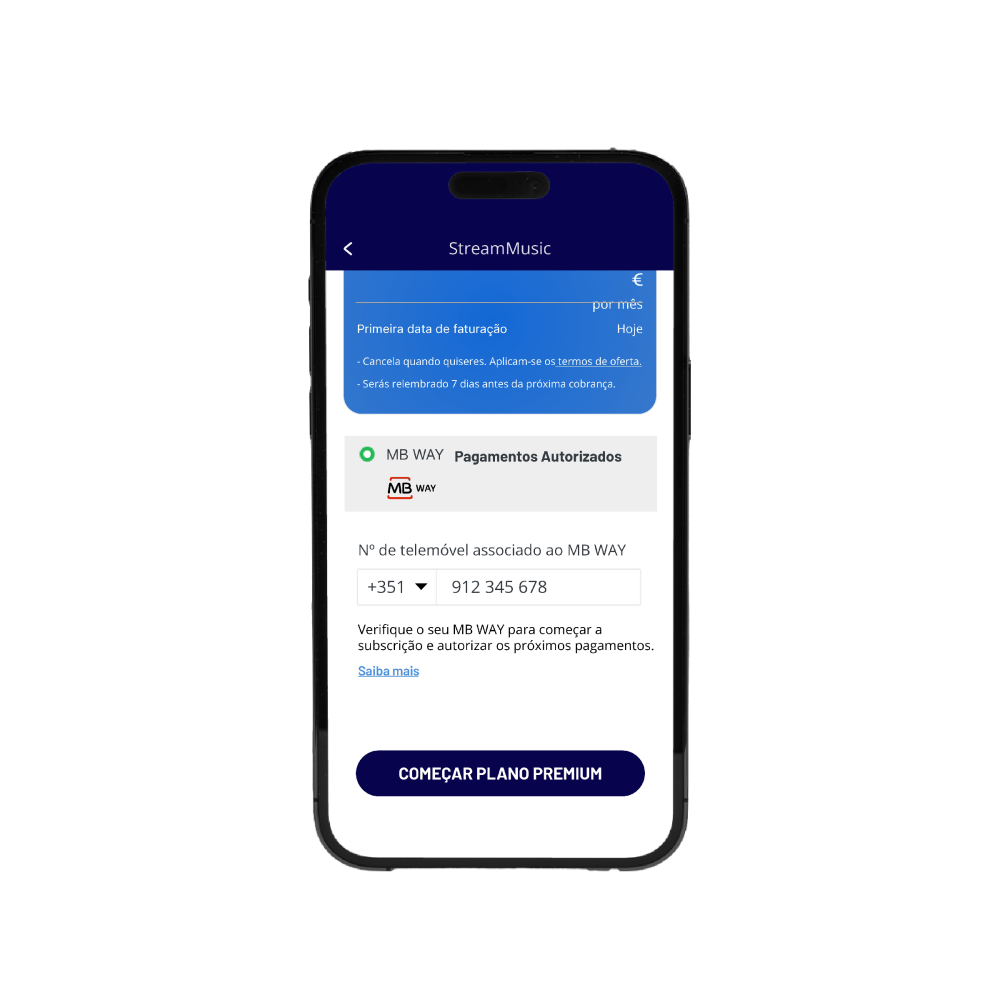 MB WAY - Pagamento com Telemóvel